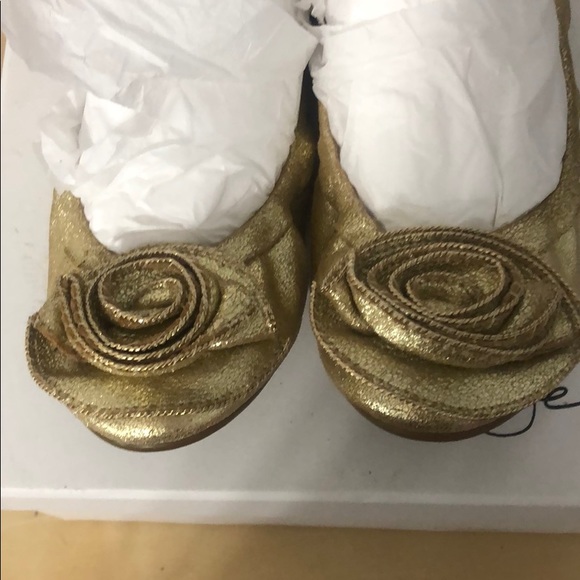 Halogen | Shoes | Gold Flats | Poshmark